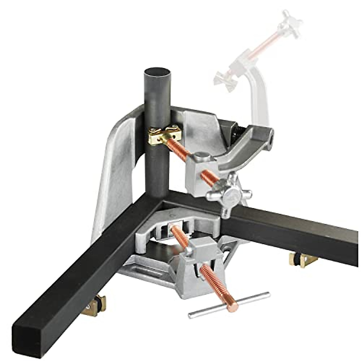 Strong Hand Tools WAC35-SW Strong Hand 3-Axis Fixture Vise with Quick Acting Screw, Two Stand-Offs, Swing Away Arm with 3.75" Miter Joint, 2.45" T-Clearance