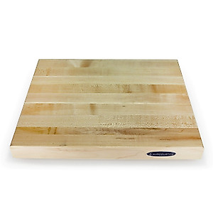 IsoAcoustics Delos Turntable Isolation Butcher Block Series: 1815M1 (18" W x 15" D x 1.75" H) Maple