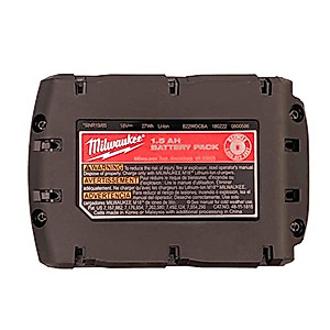 Milwaukee M18 1.5 Ah 18V Red Lithium Ion Battery 48.11.1815 for Impact Drill