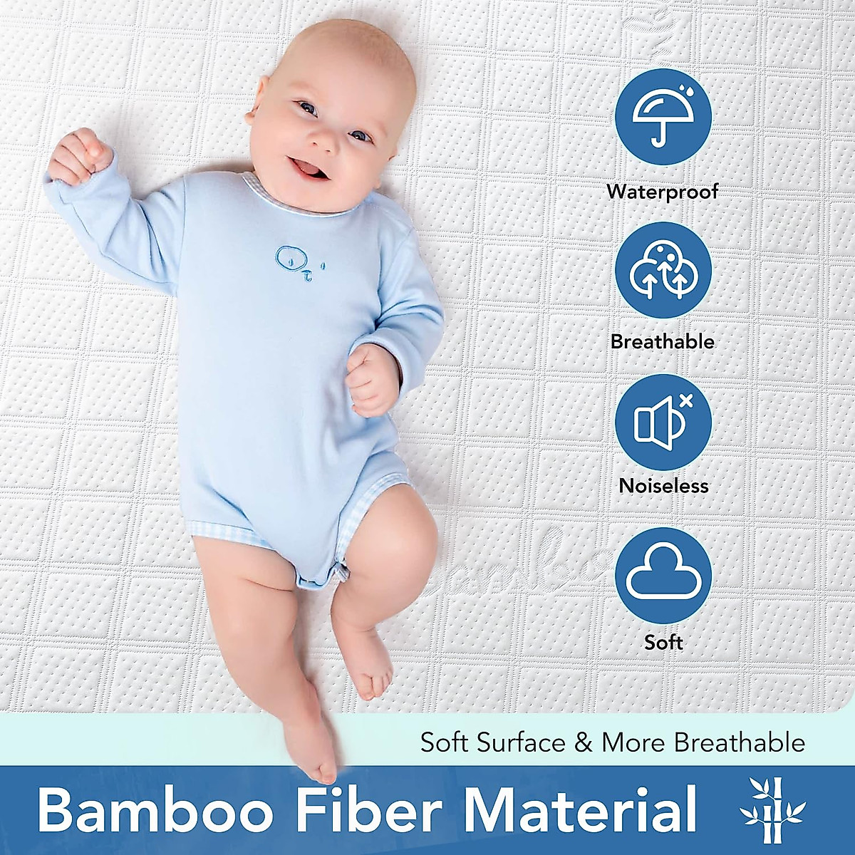 Bed Bridge Twin to King&King Cooling Mattress Pad