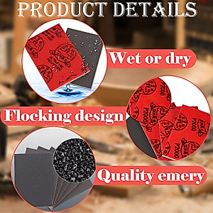 18 Pcs 320-2500 Grit Sanding Sponge, Ultra Fine Sanding Sponges Pads, Sand Block Soft Foam Wet Dry Sandpaper for Model Drywall Metal Wood Polishing