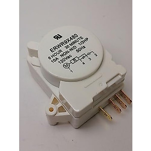 Refrigerator Defrost Timer Control Compatible with GE WR9X480 AP2635477 PS310849