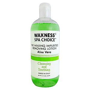 Waxness Spa Choice Pre Post Waxing Lotion Aloe Vera and Argan Oil 2 X 16.9 fl oz / 500 ml