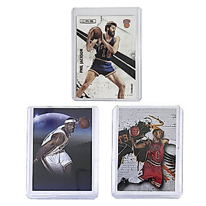 40 Pcs Baseball Card Protectors, 3" x 4" Top Loaders Card Sleeves for Trading Card Penny Sleeves Thick Plastic Toploaders Compatible with Yugioh, MTG, Sports, Football Cards