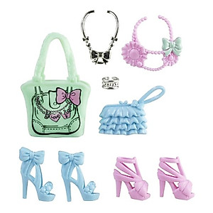Barbie Fashionistas Glam and Sweetie Accessories: Pink & Blue Shoes