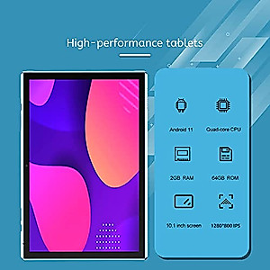 ATOZEE Tablet 10 Inch Tablet, Android Tablets, 64GB and 512GB Expand Tableta, Quad-Core Processor 2GB RAM 8MP Camera WiFi GPS FM Tablet Computer, 10.1 in HD Display Long Battery Life Tabletas (Blue)