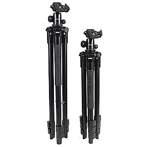 SLIK Pro AL-323BH4 w/SBH-400 Ball Head for Mirrorless/DSLR Sony Nikon Canon Fuji Cameras and More - Black (613-359)