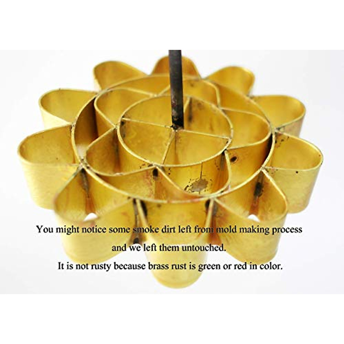 DOK JOK Cookie Bouquet Sunflower 2.5 Inch Diameter Crispy Biscuit Mould Brass Blossom Lotus Flowers Shaped Mold Maker Thailand Dessert Come with Thaise Thailndsk Thai Kanom Recipe Amazon