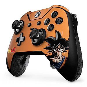 Skinit Decal Gaming skin compatible with Xbox One Elite Controller - Officially Licensed Dragon Ball Z Goku Portrait Design