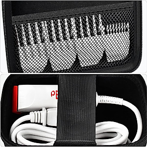 Case for Wahl Professional Peanut Clipper/Mens Trimmer #8655-200, 8685, 8655-200, 8663, 8031, 8035, Hair Dog Clippers Guard Holder Barber Storage Organizer Box for Men, Bag Only-Black