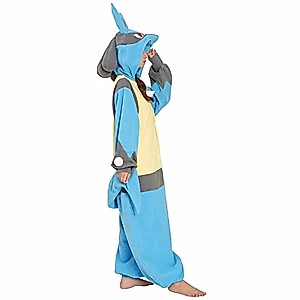 SAZAC Kigurumi - Pokemon - Lucario - Onesie Jumpsuit Halloween Costume- XL Size