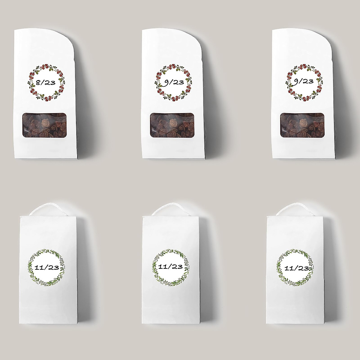 Canning Labels for Jars and Lids, 2" Round Labels for Jars, Food Containers, Bottle, Candle, Spice Jar (500 pcs, White)