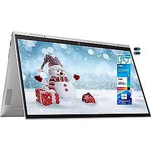 HP Envy X360 15 2-in-1 Convertible Laptop, 15.6" FHD IPS Touchscreen, Intel i5-1135G7, 16GB DDR4 RAM, 512GB PCIe SSD, AMD Radeon Vega 7, Backlit KB, WiFi 6, Windows 11 Pro, YSC Accessory