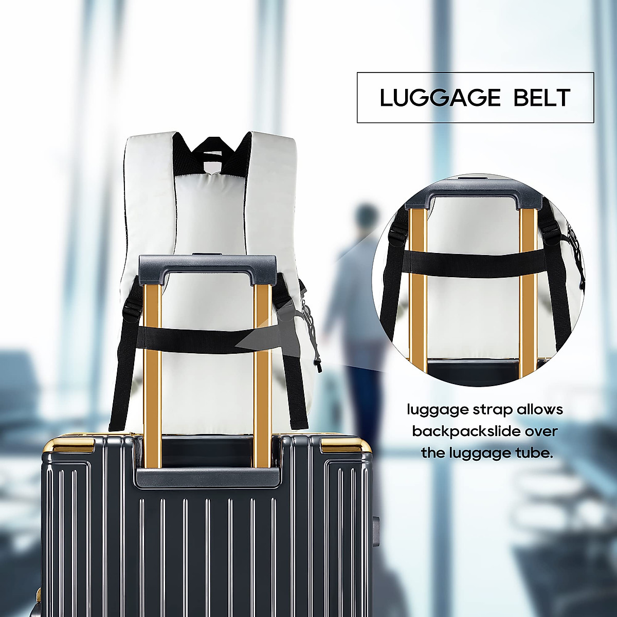 GinzaTravel 16-inch Colorful Laptop Backpack