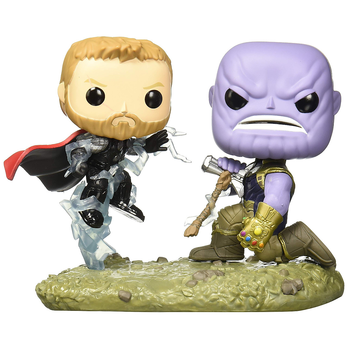 Funko 35799 Movie Moments Marvel: Avengers Infinity Warthor Vs. Thanos, Multicolor
