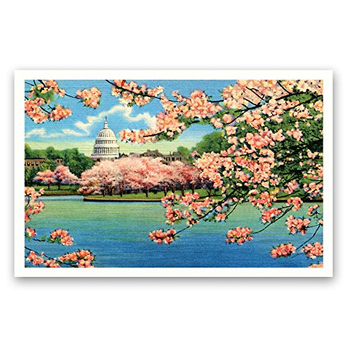 WASHINGTON DC VINTAGE REPRINTS postcard set of 20 postcards. Set of 20 identical post cards. Made in USA.