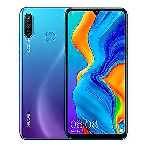 HUAWEI P30 Lite New Edition Marie-L21BX Dual-SIM 256GB (GSM Only | No CDMA) Factory Unlocked 4G/LTE Smartphone (Peacock Blue) - International Version