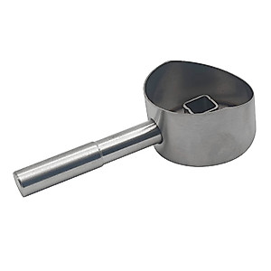QINGSHENG 1set Faucet Handle Faucet Replacement Parts， Stainless Steel Faucet Single Lever Handle Kit Set，Faucet Handle for 35mm Faucet Valve(4#)