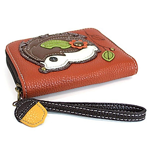 Chala Handbags Hegehog Zip-Around Wristlet Wallet - Hedgehog Collector