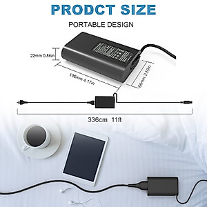 Replacement for 65W 45Watt Dell Laptop Charger, Dell Latitude 3340 3440 3540 5340 5440 5540 7340 7440 9440 2in1 XPS 12 9250 XPS 13 9250 9360 9365 9370 9380 9350 9550 Chromebook5190 Type C AC Adapter