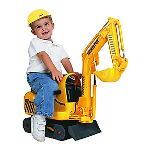 Skyteam Micro Excavator Ride On , Yellow 31.5 x 26 x 9"