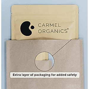 CARMEL ORGANICS Fenugreek |Methi Seeds (Powder, 8 Ounce or 0.5 Lbs)(Pack of 1) | USDA Certified Organic | Non-Gmo | No Added Preservatives | Indian Origin Fenugreek Seeds