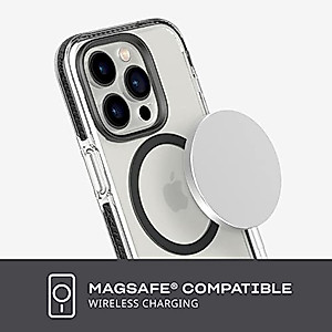 tech21 iPhone 14 Pro Evo Crystal Compatible with MagSafe® – Shock-Absorbing & Scratch-Resistant Clear Phone Case with 16ft FlexShock Multi-Drop Protection
