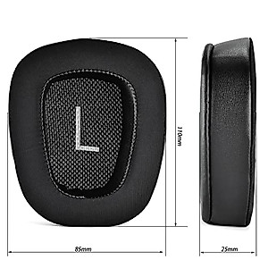 Silicone Gel Instant chill Ear Pads - defean Replacement Earpads Cushion Compatible with Logitech G35 G930 G933 G933S G935 G633 G633S G635 G533 G430 G431 G432 G433 G435 Gaming Headset