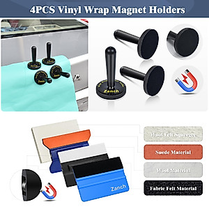 Zanch Vinyl Wrap Tool Kit,Complete Tools for Automotive Vinyl Wrap Film Installation - Deluxe 66pcs Includes Yellow Heat Gun