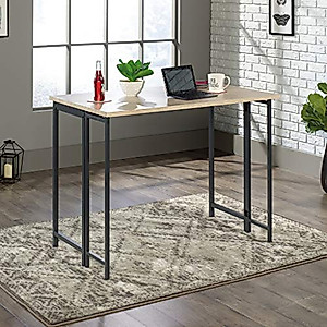 Sauder North Avenue Table with Drop Leaf, L: 47.50" x W: 28.38" x H: 36.13", Charter Oak Finish