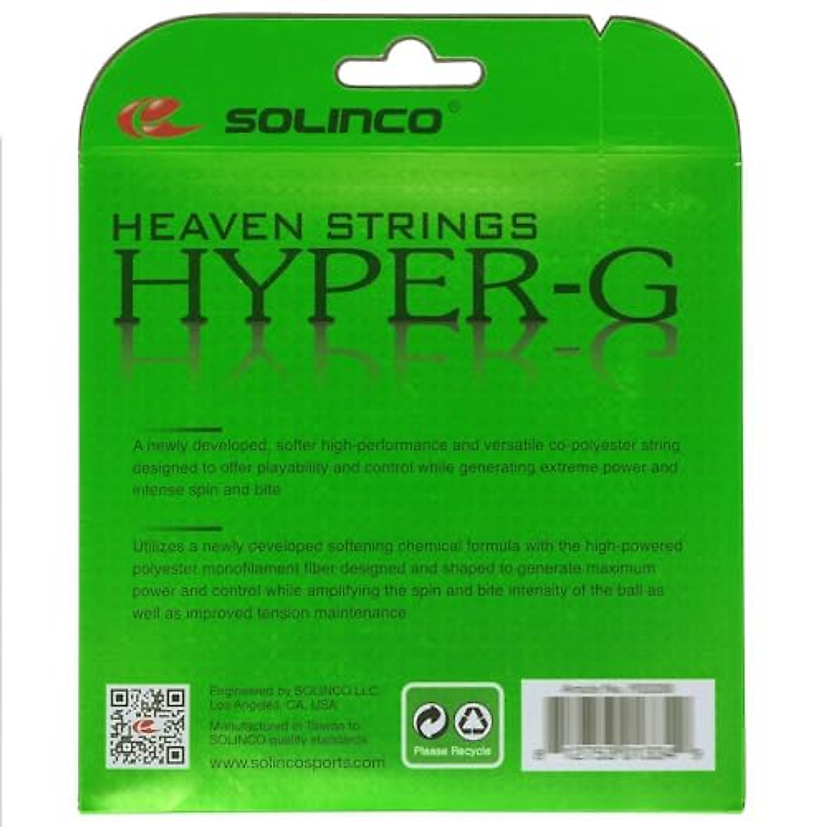 Solinco Hyper-G Soft Tennis String Set (16L)