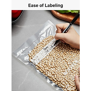 Kootek Vacuum Sealer Bags, 150 Gallon 11" x 16", Quart 8" x 12" and Pint 6" x 10" Vacuum Seal Bags for Food, Commercial Heavy Duty, BPA Free, Precut Food Vac Bag for Storage, Meal Prep or Sous Vide