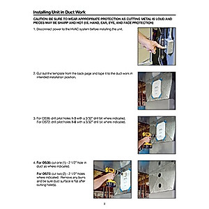OdorStop OS721 72W UV Air Purifier with 16-in Bulbs