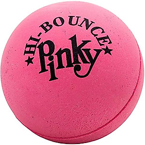 JA-RU Hi-Bounce Pinky Ball (1 Pack) Rubber-Handball Bouncy Balls for Kids. Small Pink Stress Ball. Indoor & Outdoor Sport Party Favors. Bouncing Throwing Play Therapy. 976-1E