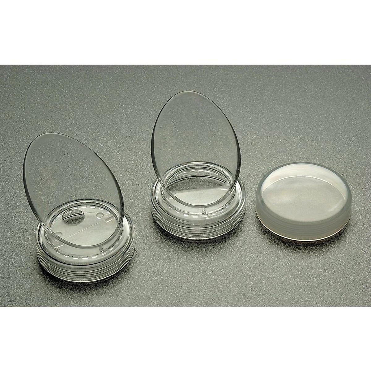 G.E.T. SDB-32-PC-6 32 oz. Clear Salad Dressing Bottles with (24) Lids