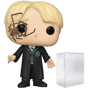 HARRY POTTER - Draco Malfoy with Whip Spider Funko Pop! Vinyl Figure (Bundled with Compatible Pop Box Protector Case)