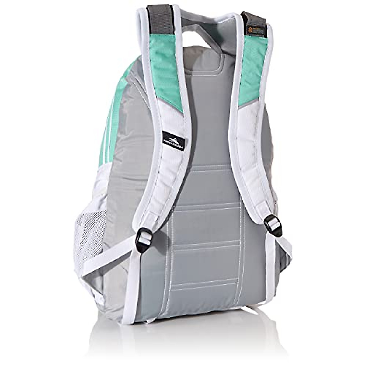 High Sierra Loop Backpack, Travel, or Work Bookbag with tablet sleeve, One Size, Aquamarine/White/Ash