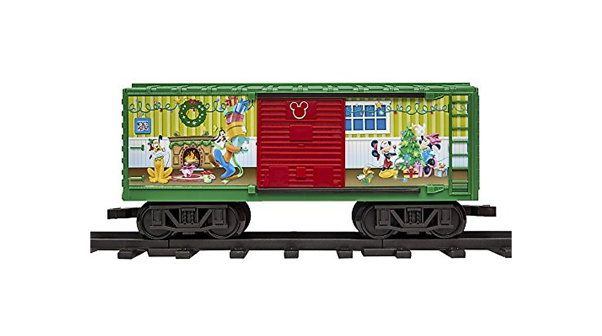 Disney Mickey Mouse Train Set with Remote and Lights for Kids 4+