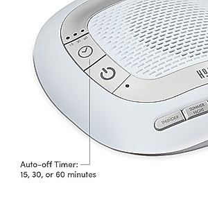 Homedics Rejuvenate White Noise Sound Machine. Travel Sound Machine for Sleep and Relaxing. Great for Travel, Nursery’s and Babies. 6 Relaxing Nature Sounds, Auto-off Timer