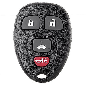 ECCPP1X Keyless Entry Remote Key Fob Replacement for 06-11 for Chevy Impala Monte Carlo for Buick Lucerne for Cadillac DTS OUC60270 OUC60221 15912859