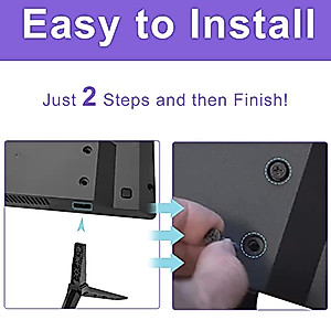 TV Base Stand for Vizio TV Legs Replacement, for Vizio 32 inch 40 inch 43 inch Smart TV, for Vizio D32H-C1 D32HN-E4 D32HN-E4 D40N-E3 D43FX-F4 D43N-E4 TV Base Stand for Vizio TV Stand with Screws