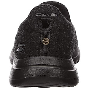 Skechers Women's GO Walk 5-Overland Sneaker, Black, 5.5 Medium US