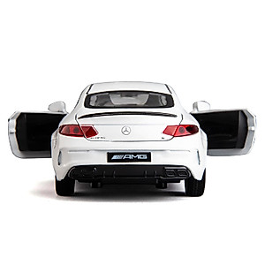 RMZ City 1:32 Diecasting Alloy Car Model Mercedes-Benz C63 AMG Toy Car White