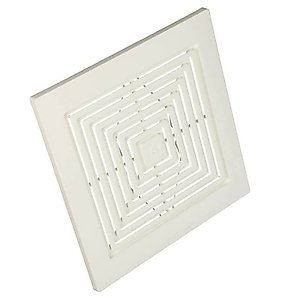 (BL) New 97011723 B Nutone Bath Bathroom Ceiling Fan Grille Grill Cover Plastic White 689-H, 689-J, 689-K fits many other models