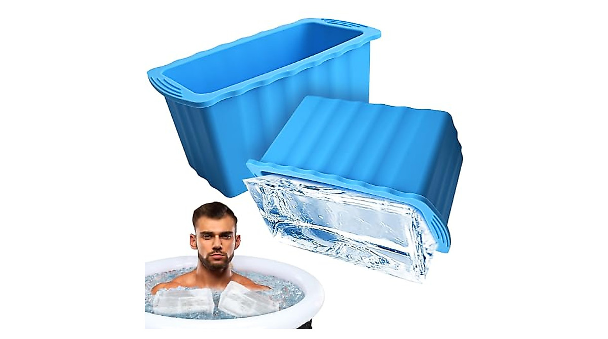 Giant 12LB Ice Block Molds for Ice Bath & Cold Plunge Recovery