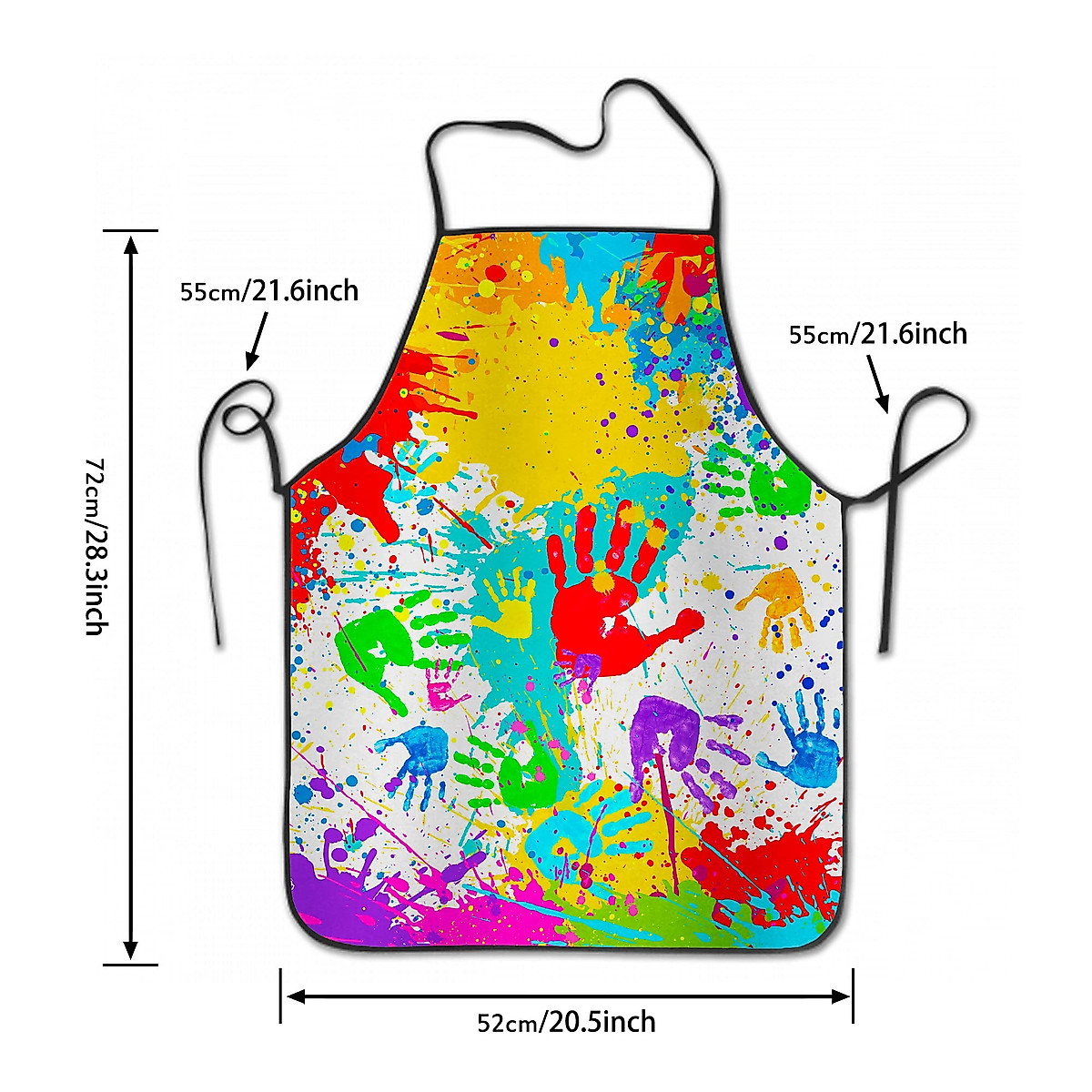 Kids Apron for Girls Boys, Waterproof Artist Aprons Toddler Bib for Painting Cooking Baking Grilling