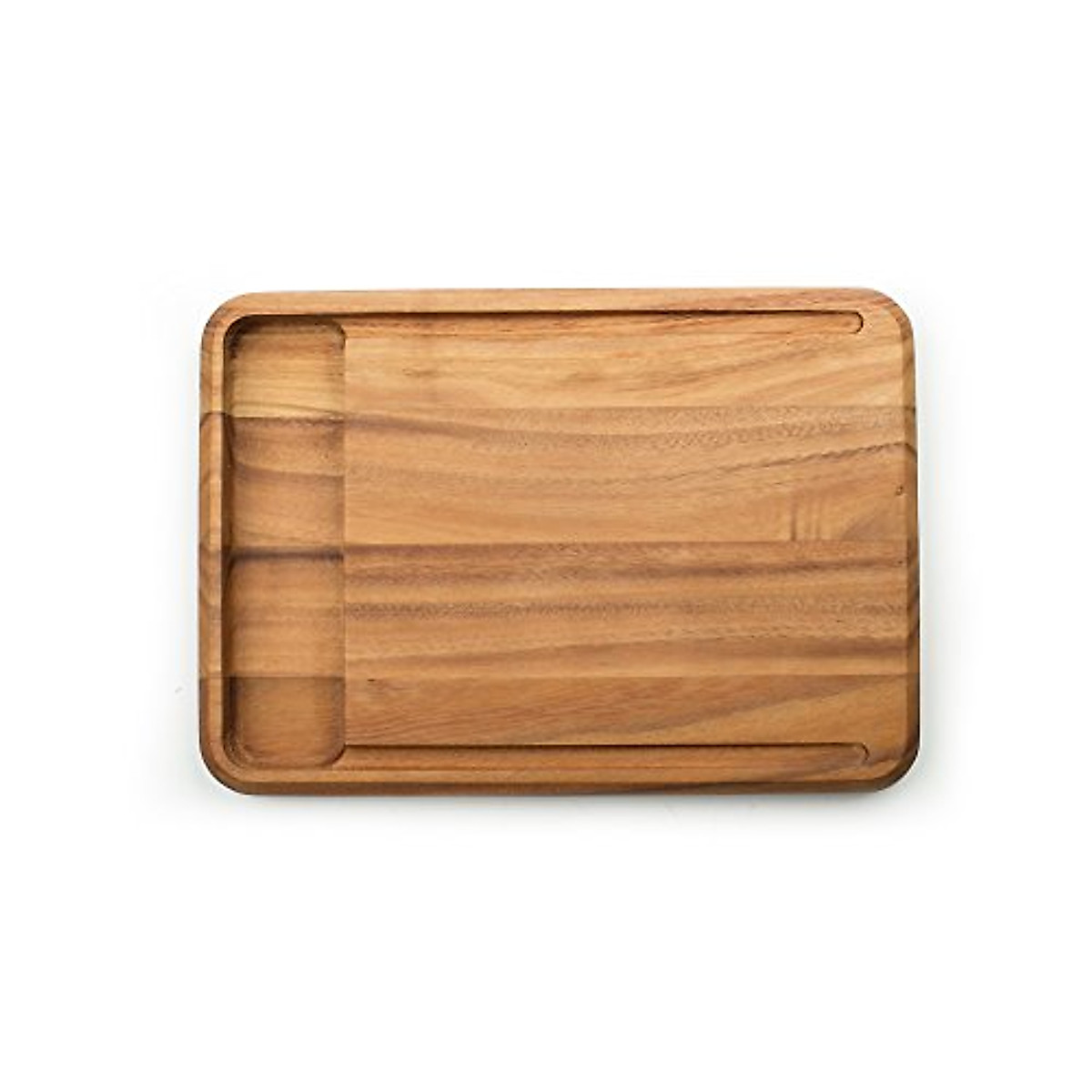 Ironwood Gourmet Big Catch Cutting Board, Acacia Wood, 10.5 x 15 x 1.25 inches