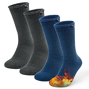 DG Hill Winter Thermal Socks - Warm Sock for Men Women Cold Weather Insulated - Heated Socks Thick Snow