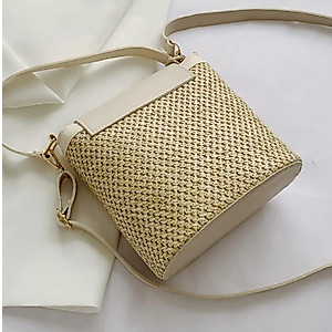 Elegant crochet purse crossbody bags for women purses cross body bag backpack handbags mini small womens backpacks work girls (Brown)