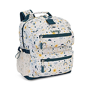 Bentgo® Kids 14” Backpack Set With Kids Prints Lunch Box (Friendly Skies)